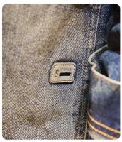 China Lapel Collar Blue Daily Washed mens denim jacket wholesale No Lining Long Sleeve Custom (JK529) for sale