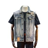 China Washed Solid Color Youth Trend mens casual leather jackets Lapel Collar Regular Custom (MG579) for sale