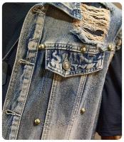 China Washed Solid Color Youth Trend mens casual leather jackets Lapel Collar Regular Custom (MG579) for sale