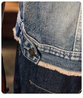 China Washed Solid Color Youth Trend mens casual leather jackets Lapel Collar Regular Custom (MG579) for sale