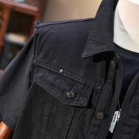 China Basic White Black Cotton 100% wholesale denim vest for Summer 2026 Metal Accent Custom (MJ580) for sale