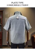 China Summer Breathable Youth Trend mens wholesale dress shirts Non Stretch Lapel Collar Custom (CS566) for sale