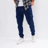 China Blue Daily Casual wholesale skinny jeans mens Mid Waist Regular Fit Custom (TA26529) for sale