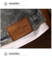 China Daily Washed Youth Trend biker jacket wholesale Long Sleeve Lapel Collar Custom (JK527) for sale
