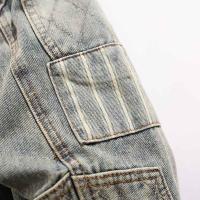 China Daily Washed Long Sleeve mens denim jacket wholesale Lapel Collar Vintage Color Custom (JK527) for sale