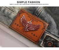 China Daily Washed Long Sleeve mens denim jacket wholesale Lapel Collar Vintage Color Custom (JK527) for sale