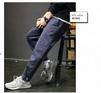 China Khaki Daily Washed cargo pants wholesale price Mid Waist Breathable Custom (HY607) for sale