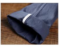 China Khaki Daily Washed cargo pants wholesale price Mid Waist Breathable Custom (HY607) for sale