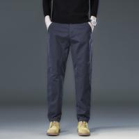 China Regular Khaki Daily Washed cargo pants wholesale price Mid Waist Solid Color Custom (HY607) for sale