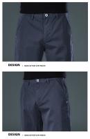 China Regular Khaki Daily Washed cargo pants wholesale price Mid Waist Solid Color Custom (HY607) for sale
