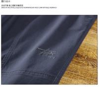 China Youth Trend Khaki Daily Washed cargo pants wholesale price Mid Waist Solid Color Custom (HY607) for sale