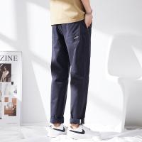 China Khaki Daily Washed jogger pants wholesale Casual Slight Stretch Custom (HY607) for sale