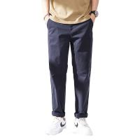 China Khaki Daily Washed jogger pants wholesale Casual Slight Stretch Custom (HY607) for sale