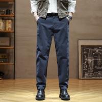 China Urban Fashion Khaki Daily Washed cargo pants wholesale price Mid Waist Solid Color Custom (HY607) for sale