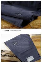 China Urban Fashion Khaki Daily Washed cargo pants wholesale price Mid Waist Solid Color Custom (HY607) for sale