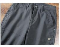 China Khaki Dark Grey Daily Washed Mid Waist cargo pants wholesale price Solid Color Youth Trend Custom (HY606) for sale