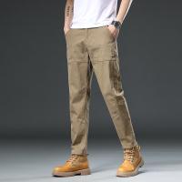 China Daily Washed Mid Waist jogger pants wholesale Solid Color Urban Fashion Custom (HY606) for sale