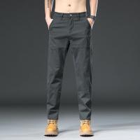 China Daily Washed Mid Waist jogger pants wholesale Solid Color Urban Fashion Custom (HY606) for sale