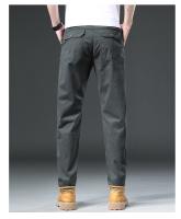 China Daily Washed Mid Waist jogger pants wholesale Solid Color Urban Fashion Custom (HY606) for sale