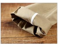 China Dark Grey Khaki Daily Washed Mid Waist jogger pants wholesale Solid Color Urban Fashion Custom (HY606) for sale