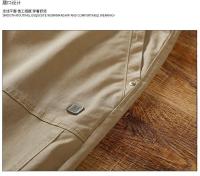 China Dark Grey Khaki Daily Washed Mid Waist jogger pants wholesale Solid Color Urban Fashion Custom (HY606) for sale