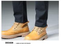 China #5419 Daily Washed Mid Waist mens pants wholesale Blue Khaki Solid Color Custom (HY604) for sale