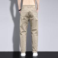 China #2854 Daily Washed Mid Waist mens pants wholesale Navy Khaki Breathable Custom (HY604) for sale