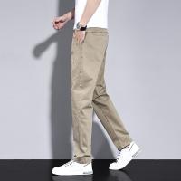China #2854 Daily Washed Mid Waist mens pants wholesale Navy Khaki Breathable Custom (HY604) for sale