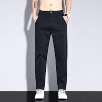 China #2854 Daily Washed Mid Waist mens pants wholesale Navy Khaki Breathable Custom (HY604) for sale