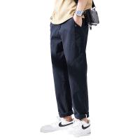 China #4195 Daily Washed Mid Waist jogger pants wholesale Blue Khaki Urban Fashion Custom (HY604) for sale
