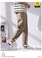China #4195 Daily Washed Mid Waist jogger pants wholesale Blue Khaki Urban Fashion Custom (HY604) for sale