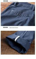 China #8973 Daily Washed Mid Waist jogger pants wholesale Khaki Navy Solid Color Custom (HY604) for sale