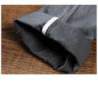 China Youth Trend Daily Washed Mid Waist jogger pants wholesale Khaki Grey Breathable Custom (HY603) for sale