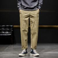 China Daily Washed Mid Waist wide leg track pants Solid Color Urban Fashion Custom (HY608) for sale