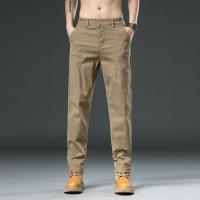 China Army Green Khaki Regular Daily Washed Mid Waist jogger pants wholesale Solid Color Urban Fashion Custom (HY608) for sale