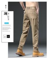 China Army Green Khaki Regular Daily Washed Mid Waist jogger pants wholesale Solid Color Urban Fashion Custom (HY608) for sale
