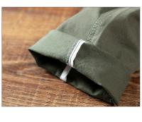 China Army Green Khaki Daily Washed Mid Waist jogger pants wholesale Solid Color Urban Fashion Custom (HY608) for sale