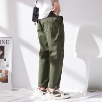 China #4407 Daily Washed Mid Waist jogger pants wholesale Urban Fashion Slight Stretch Custom (HY608) for sale
