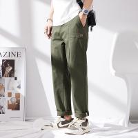 China #4407 Daily Washed Mid Waist jogger pants wholesale Urban Fashion Slight Stretch Custom (HY608) for sale