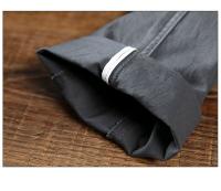 China Army Green Grey Daily Washed Mid Waist jogger pants wholesale Solid Color Slight Stretch Custom (HY602) for sale
