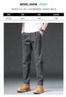 China Army Green Dark Grey Daily Washed Mid Waist jogger pants wholesale Solid Color Youth Trend Custom (HY602) for sale