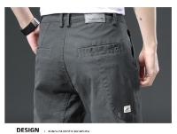 China Army Green Dark Grey Daily Washed Mid Waist jogger pants wholesale Solid Color Youth Trend Custom (HY602) for sale