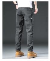China Army Green Dark Grey Daily Washed Mid Waist jogger pants wholesale Solid Color Youth Trend Custom (HY602) for sale