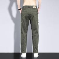 China #2821 Daily Washed Mid Waist wide leg track pants Solid Color Youth Trend Custom (HY602) for sale