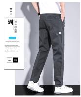 China #2821 Daily Washed Mid Waist wide leg track pants Solid Color Youth Trend Custom (HY602) for sale