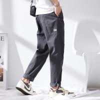 China #3968 Daily Washed Mid Waist jogger pants wholesale Youth Trend Slight Stretch Custom (HY602) for sale