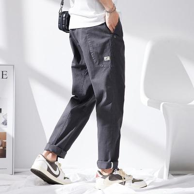China #3968 Daily Washed Mid Waist jogger pants wholesale Youth Trend Slight Stretch Custom (HY602) for sale