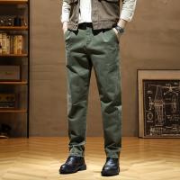 China #8422 Daily Washed Mid Waist jogger pants wholesale Solid Color Youth Trend Custom (HY602) for sale