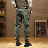 China #8422 Daily Washed Mid Waist jogger pants wholesale Solid Color Youth Trend Custom (HY602) for sale
