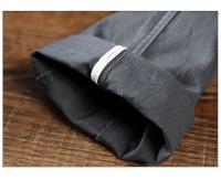 China #1003 Daily Washed Mid Waist jogger pants wholesale Khaki Grey Solid Color Custom (HY601) for sale